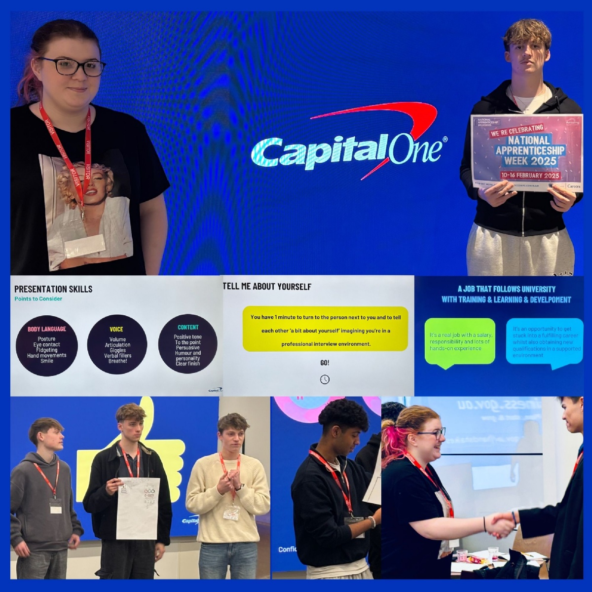 South Nottinghamshire Academy - Visit to Capital One HQ as part of NAW